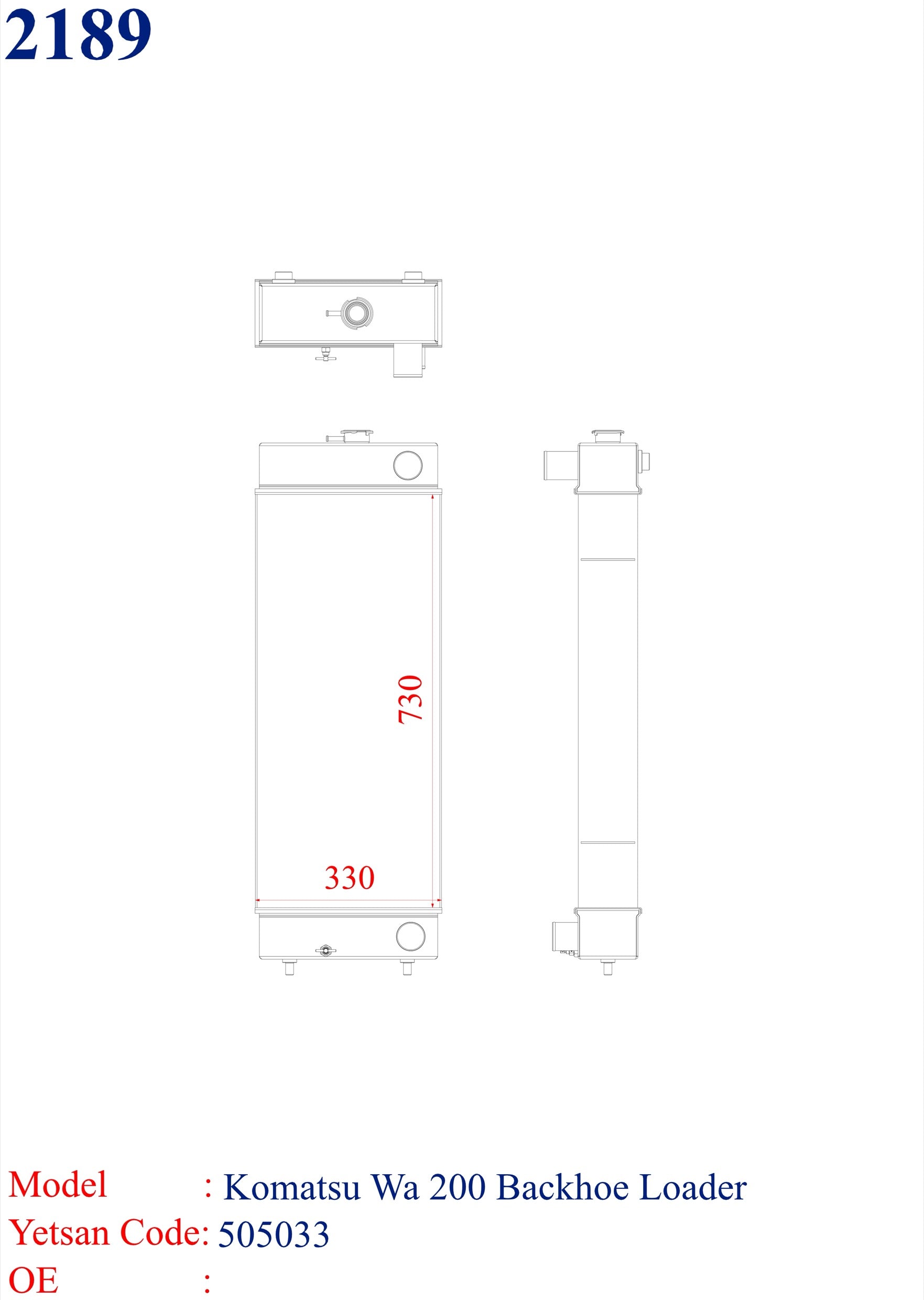 KOMATSU WA 200 Backhoe Loader – Yetsan Catalog