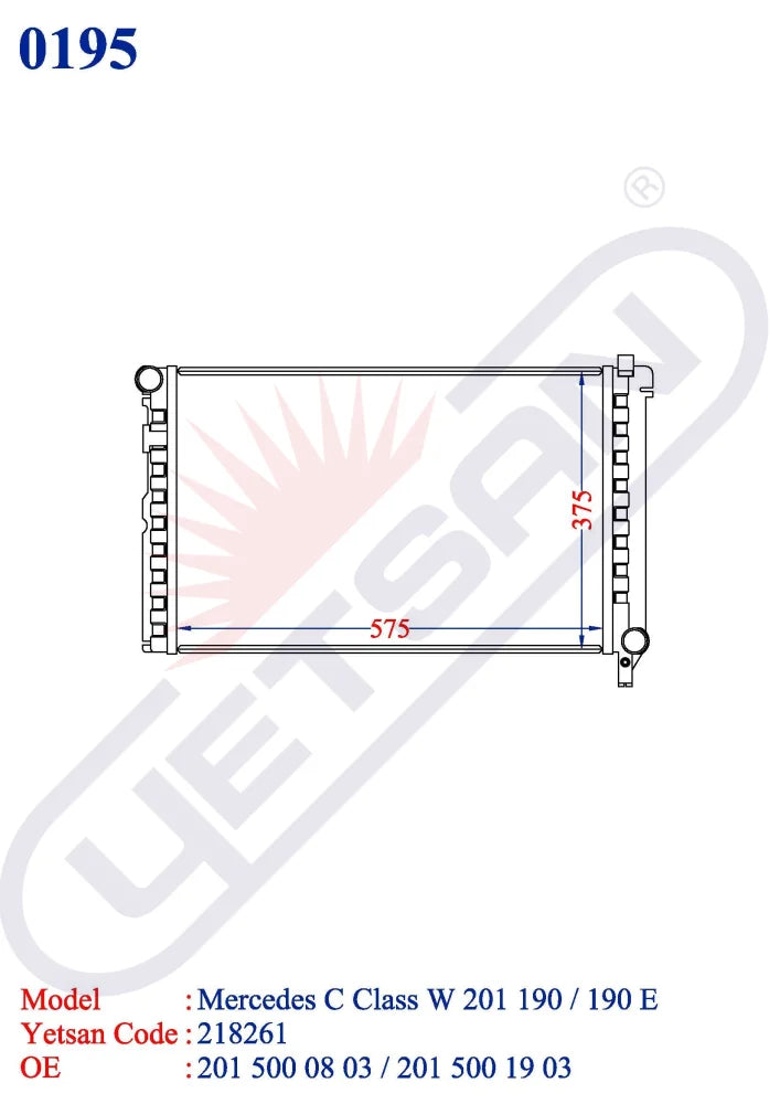 MERCEDES BENZ C Class W201 190 / 190 E / 190 E2.0 – Yetsan Catalog